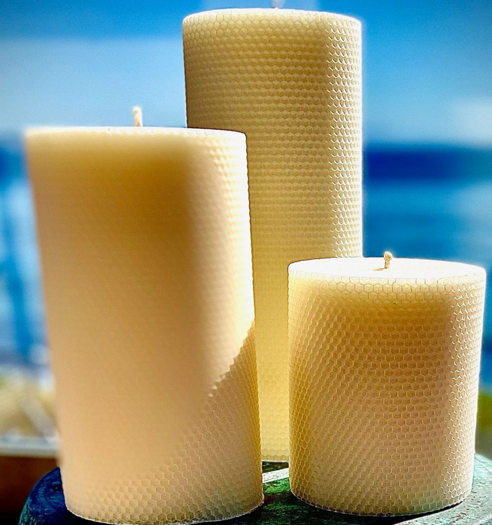 TSP-6 The Special Pillar: 6 inch x 5 inch Beeswax Pillar Candle - Perin ...